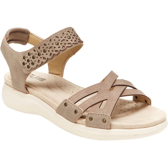 Jambu | Shoes | Jbu By Jambu Joanna Vegan Nubuck Sandals In Taupe ...